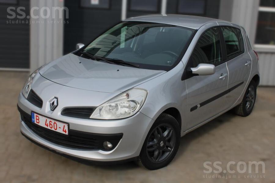 Pelēks Renault Clio 2008 Rīga, ar dzinēja tilpumu 1.60 L un nobraukumu 0 tūkst. km par 2990 €, foto 1 vietnē AUTOMOTO.COM.LV