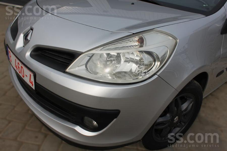 Pelēks Renault Clio 2008 Rīga, ar dzinēja tilpumu 1.60 L un nobraukumu 0 tūkst. km par 2990 €, foto 12 vietnē AUTOMOTO.COM.LV
