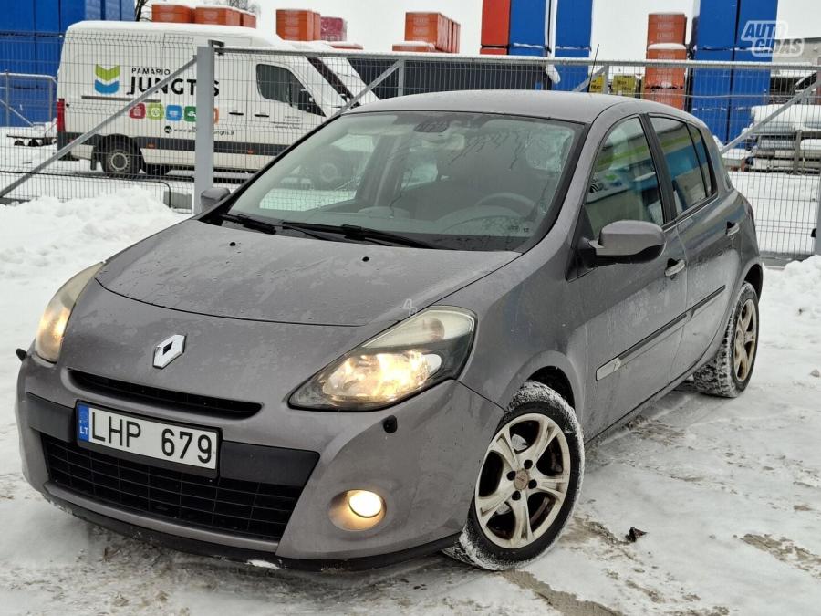 Pelēks Renault Clio 2009 Šilutė, ar dzinēja tilpumu 1.20 L un nobraukumu 172 tūkst. km par 1650 €, foto 1 vietnē AUTOMOTO.COM.LV