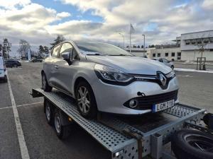 Grey Renault Clio 2015 in Vilnius, with an engine capacity of 0.90 L and mileage of 119 thousand km for 2700 €, photo  on AUTOMOTO.COM.LV