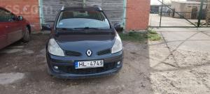 Pelēks Renault Clio 2008 Ludza, ar dzinēja tilpumu 1.50 L un nobraukumu 213 tūkst. km par 1100 €, foto 3 vietnē AUTOMOTO.COM.LV