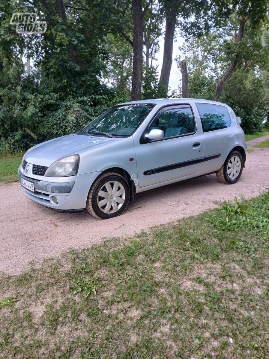 Renault Clio 2002 Biržai, ar dzinēja tilpumu 1.50 L un nobraukumu 249 tūkst. km par 220 €, foto 1 vietnē AUTOMOTO.COM.LV