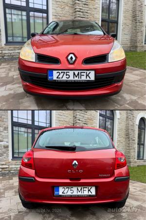 Renault Clio 2005 in Tallinn, with an engine capacity of 1.10 L and mileage of 214 thousand km for 1399 €, photo 7 on AUTOMOTO.COM.LV