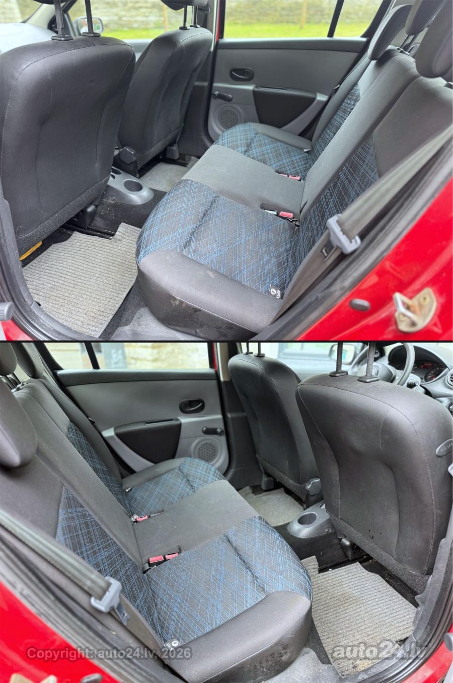 Renault Clio 2005 in Tallinn, with an engine capacity of 1.10 L and mileage of 214 thousand km for 1399 €, photo 11 on AUTOMOTO.COM.LV