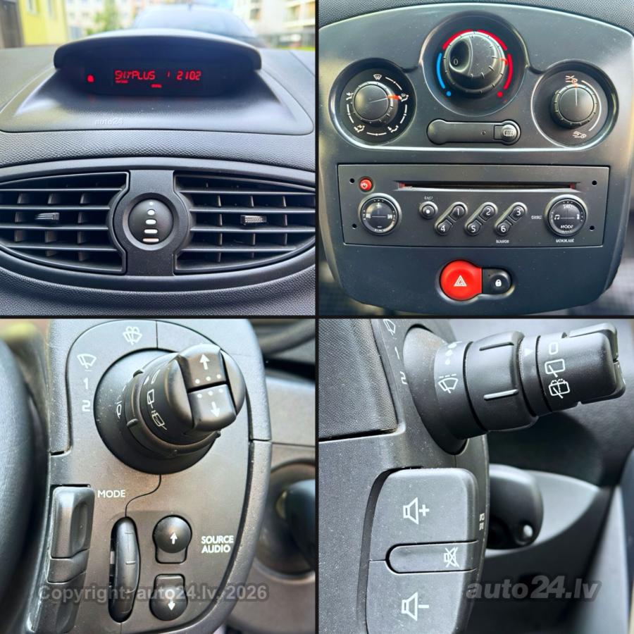 Renault Clio 2005 in Tallinn, with an engine capacity of 1.10 L and mileage of 214 thousand km for 1399 €, photo 13 on AUTOMOTO.COM.LV
