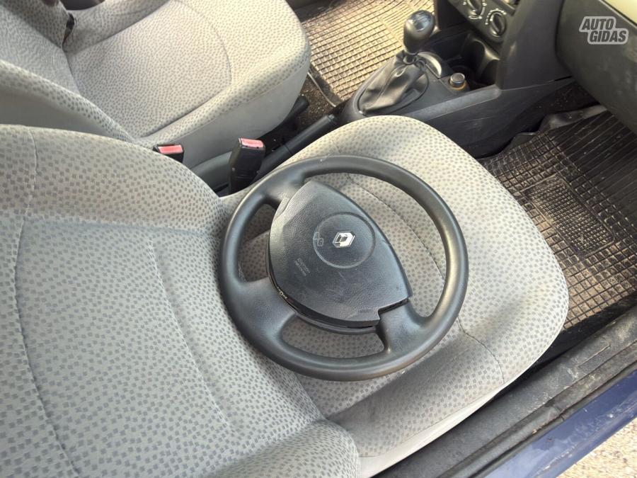 Renault Clio 2005 in Kaunas, with an engine capacity of 1.10 L and mileage of 204 thousand km for 770 €, photo 17 on AUTOMOTO.COM.LV