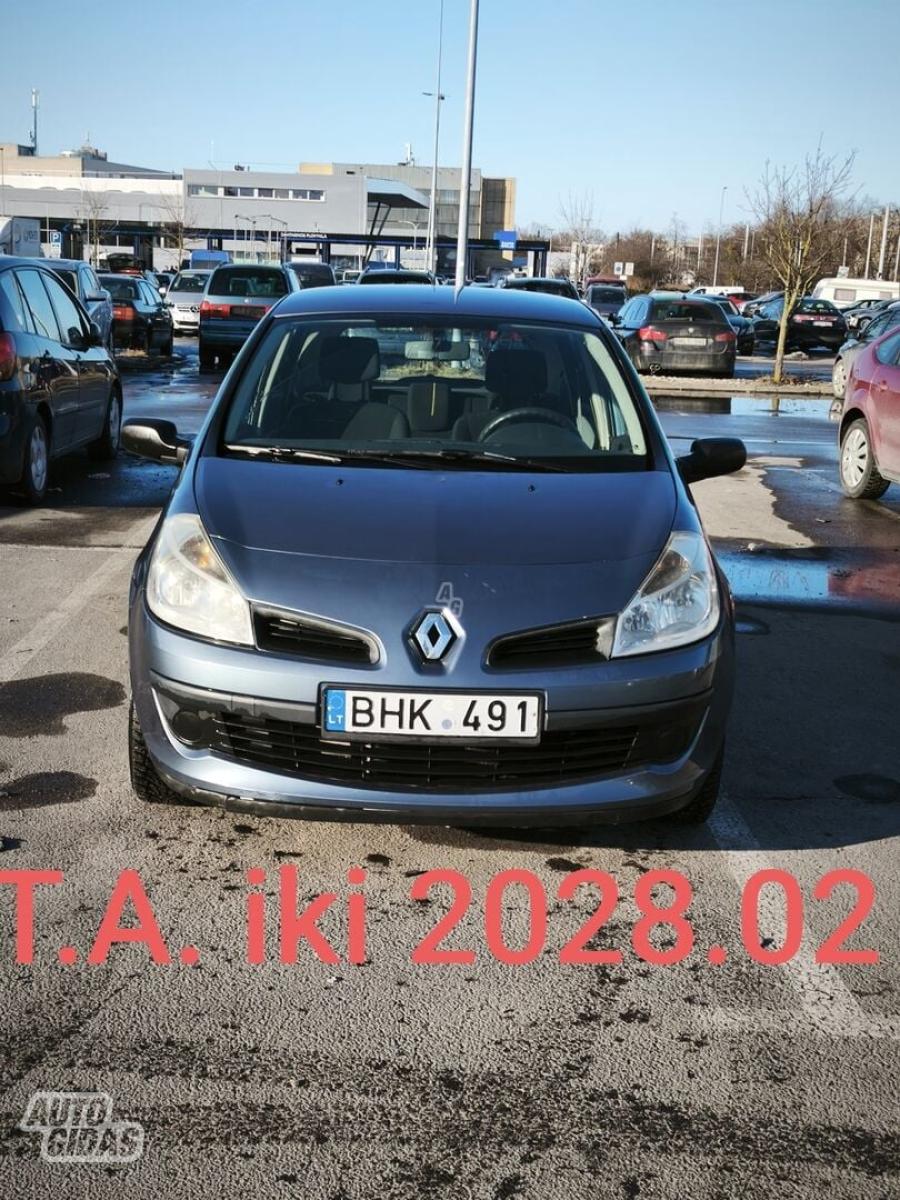 Renault Clio 2006 Viļņa, ar dzinēja tilpumu 1.50 L un nobraukumu 196 tūkst. km par 1500 €, foto 1 vietnē AUTOMOTO.COM.LV