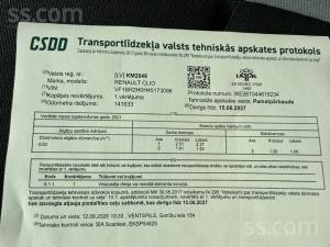 Renault Clio 2011 Ventspils, ar dzinēja tilpumu 1.50 L un nobraukumu 142 tūkst. km par 2800 €, foto 15 vietnē AUTOMOTO.COM.LV