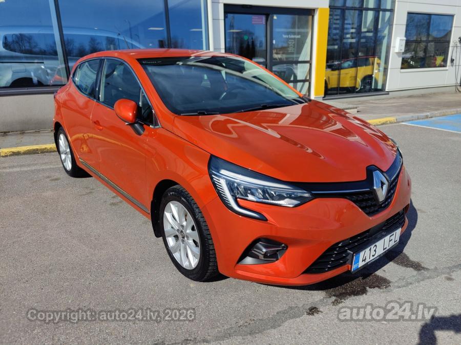 Orange Renault Clio 2019 in Tartu, with an engine capacity of 1.30 L and mileage of 53 thousand km for 11990 €, photo 1 on AUTOMOTO.COM.LV