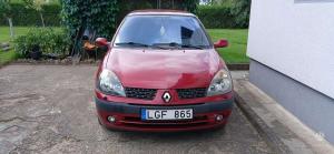 Sarkans Renault Clio 2001 Ukmergė, ar dzinēja tilpumu 1.15 L un nobraukumu 140 tūkst. km par 1150 €, foto  vietnē AUTOMOTO.COM.LV