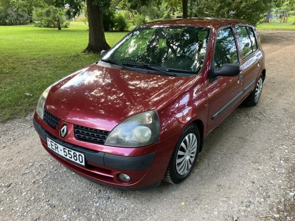Sarkans Renault Clio 2003 Jelgava, ar dzinēja tilpumu 1.50 L un nobraukumu 247 tūkst. km par 990 €, foto 1 vietnē AUTOMOTO.COM.LV