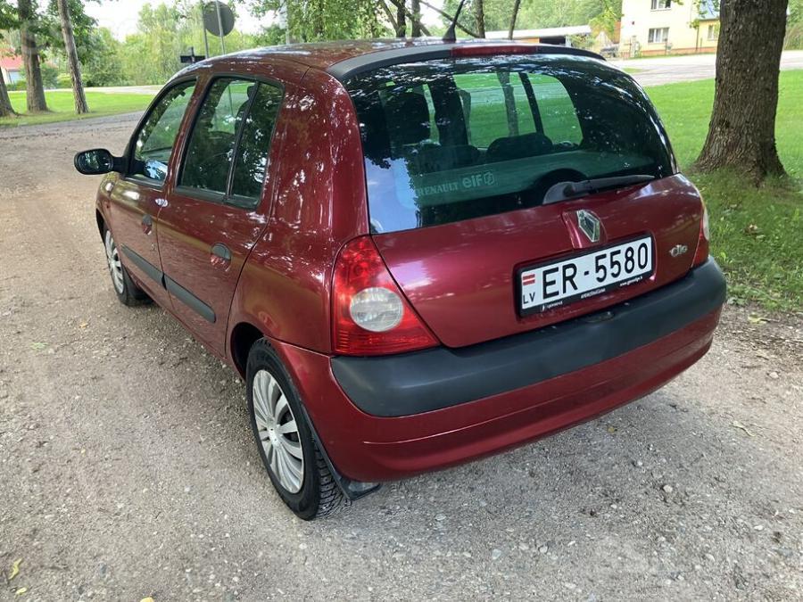 Красный Рено Клио 2003 в Елгава, объемом двигателя 1.50 л и пробегом 247 тыс. км за 990 €, фото 11 на AUTOMOTO.COM.LV