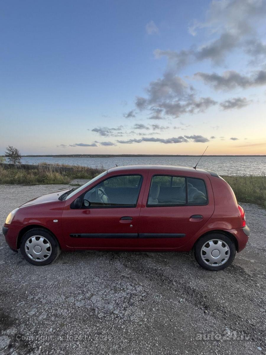 Red Renault Clio 2005 in Tallinn, with an engine capacity of 1.10 L and mileage of 136 thousand km for 1100 €, photo 4 on AUTOMOTO.COM.LV