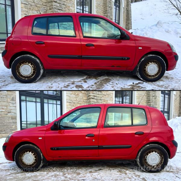 Red Renault Clio 2005 in Tallinn, with an engine capacity of 1.10 L and mileage of 200 thousand km for 1249 €, photo 5 on AUTOMOTO.COM.LV
