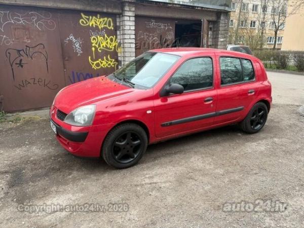 Red Renault Clio 2005 in Tallinn, with an engine capacity of 1.10 L and mileage of 0 thousand km for 800 €, photo 3 on AUTOMOTO.COM.LV