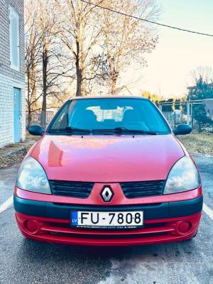 Sarkans Renault Clio 2006 Rīga, ar dzinēja tilpumu 1.20 L un nobraukumu 227 tūkst. km par 1500 €, foto  vietnē AUTOMOTO.COM.LV