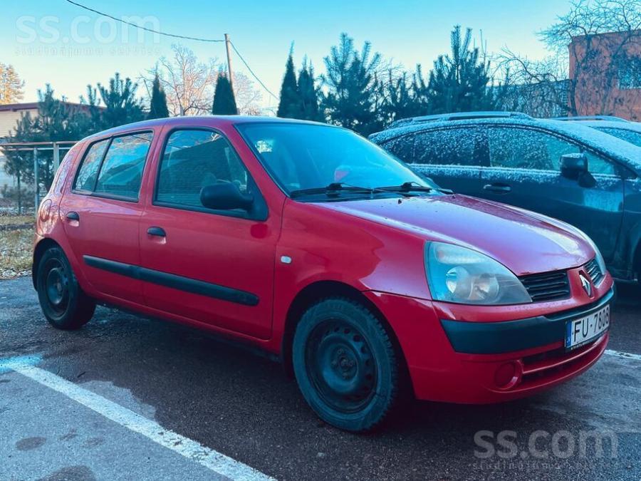 Sarkans Renault Clio 2006 Rīga, ar dzinēja tilpumu 1.20 L un nobraukumu 227 tūkst. km par 1500 €, foto 5 vietnē AUTOMOTO.COM.LV