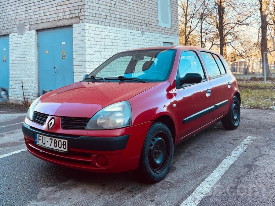 Sarkans Renault Clio 2006 Rīga, ar dzinēja tilpumu 1.20 L un nobraukumu 227 tūkst. km par 1500 €, foto 6 vietnē AUTOMOTO.COM.LV