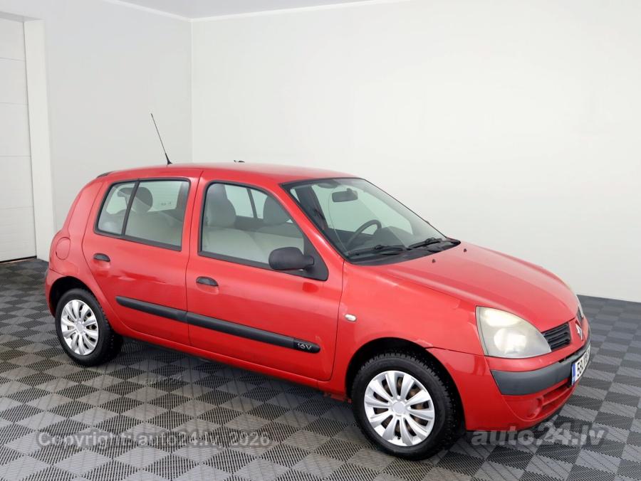 Красный Рено Клио 2006 в Таллин, объемом двигателя 1.10 л и пробегом 124 тыс. км за 599 €, фото 1 на AUTOMOTO.COM.LV