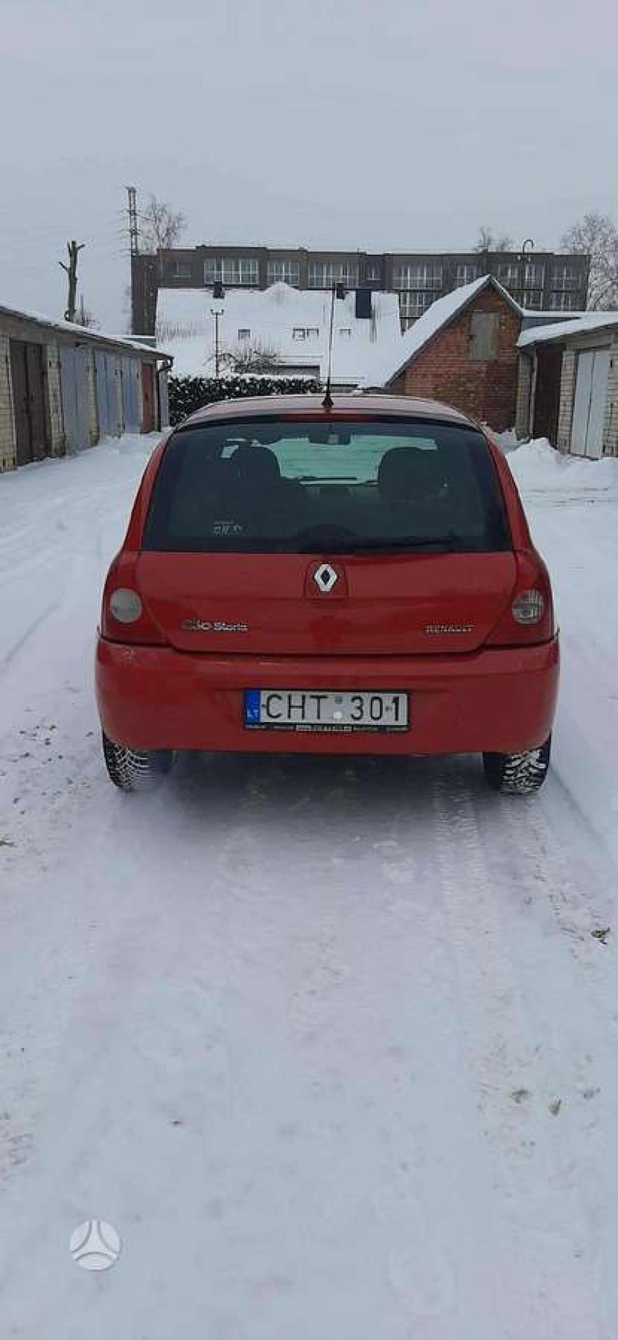 Sarkans Renault Clio 2007 Šauļi, ar dzinēja tilpumu 1.46 L un nobraukumu 265 tūkst. km par 800 €, foto 4 vietnē AUTOMOTO.COM.LV