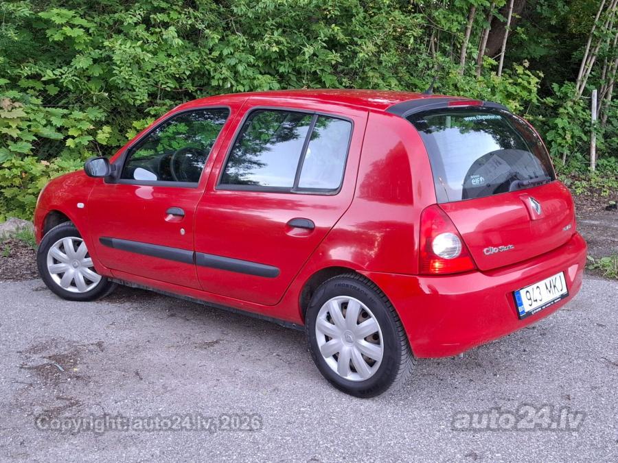 Sarkans Renault Clio 2007 Tartu, ar dzinēja tilpumu 1.10 L un nobraukumu 115 tūkst. km par 1550 €, foto 5 vietnē AUTOMOTO.COM.LV