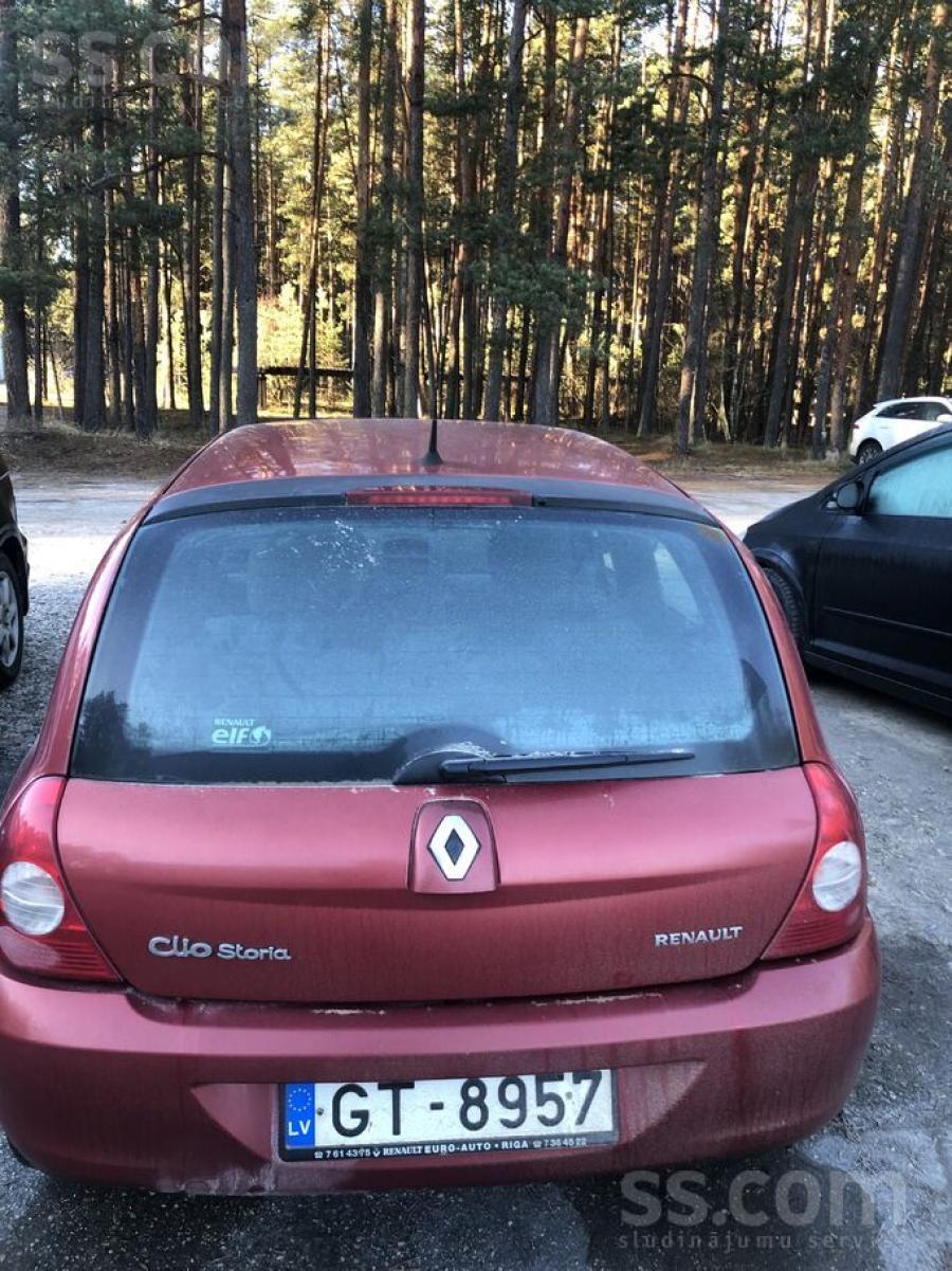 Red Renault Clio 2007 in Preili, with an engine capacity of 1.20 L and mileage of 112 thousand km for 1200 €, photo 4 on AUTOMOTO.COM.LV