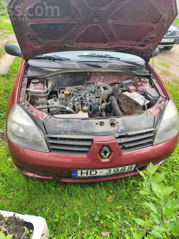 Sarkans Renault Clio 2008 Madona, ar dzinēja tilpumu 1.10 L un nobraukumu 190 tūkst. km par 900 €, foto 4 vietnē AUTOMOTO.COM.LV