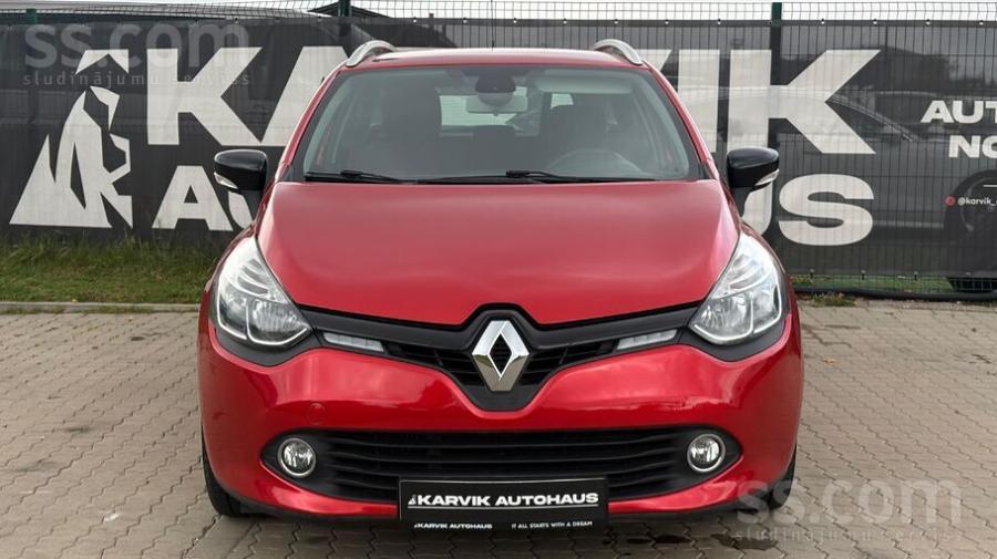 Red Renault Clio 2014 in Liepaja, with an engine capacity of 1.20 L and mileage of 82 thousand km for 3250 €, photo 1 on AUTOMOTO.COM.LV