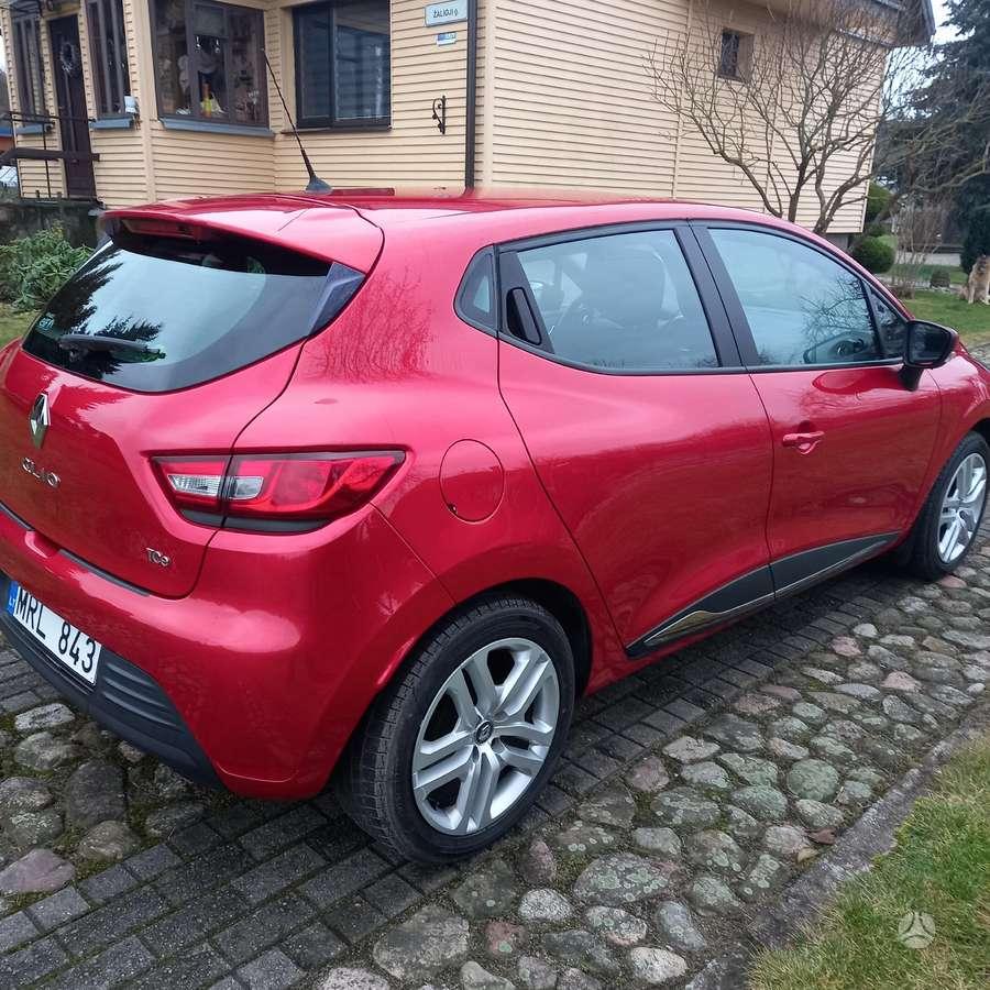 Red Renault Clio 2016 in Vilnius, with an engine capacity of 0.90 L and mileage of 84 thousand km for 4200 €, photo 3 on AUTOMOTO.COM.LV