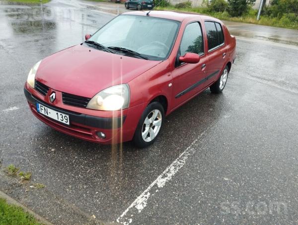 Red Renault Clio 2005 in Riga, with an engine capacity of 1.40 L and mileage of 164 thousand km for 700 €, photo 1 on AUTOMOTO.COM.LV