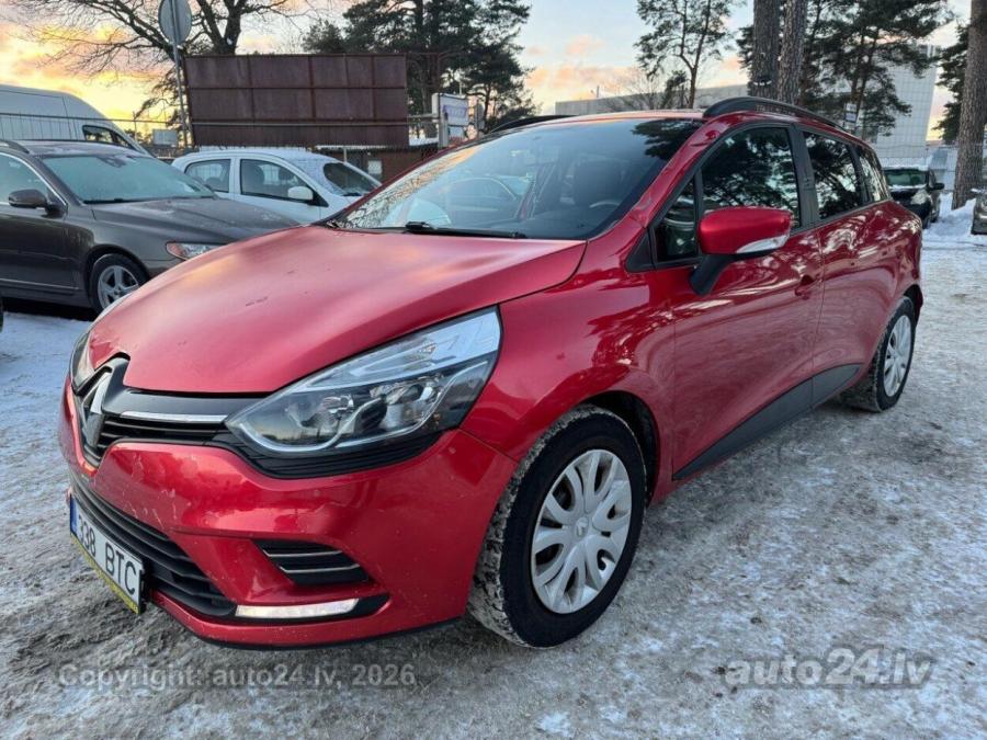 Red Renault Clio 2017 in Tallinn, with an engine capacity of 1.50 L and mileage of 239 thousand km for 3850 €, photo 1 on AUTOMOTO.COM.LV