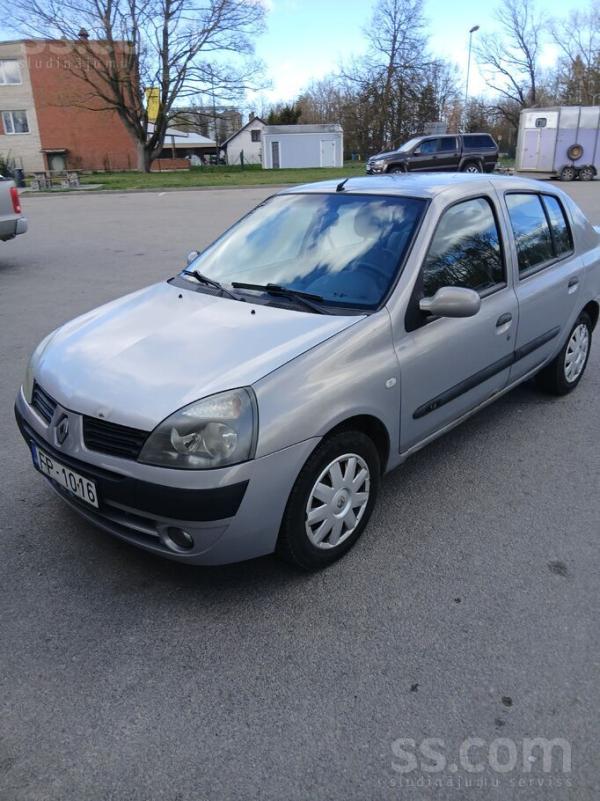 Renault Clio 2005 Jelgava, ar dzinēja tilpumu 1.40 L un nobraukumu 230 tūkst. km par 780 €, foto 1 vietnē AUTOMOTO.COM.LV