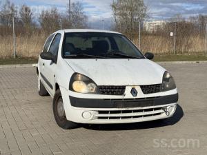 White Renault Clio 2002 in Riga, with an engine capacity of 1.50 L and mileage of 270 thousand km for 400 €, photo  on AUTOMOTO.COM.LV