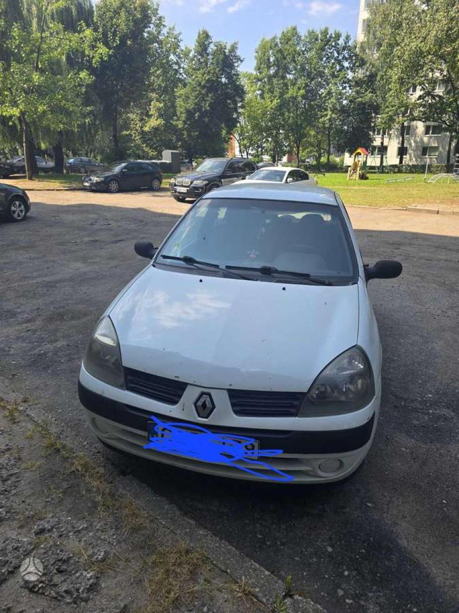 Balts Renault Clio 2005 Kauņa, ar dzinēja tilpumu 1.46 L un nobraukumu 214 tūkst. km par 1100 €, foto 1 vietnē AUTOMOTO.COM.LV