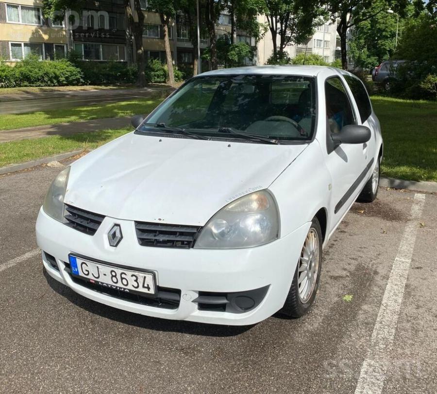 Balts Renault Clio 2007 Jūrmala, ar dzinēja tilpumu 1.50 L un nobraukumu 349 tūkst. km par 1000 €, foto 1 vietnē AUTOMOTO.COM.LV