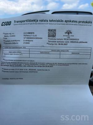 Balts Renault Clio 2010 Rēzekne, ar dzinēja tilpumu 1.50 L un nobraukumu 215 tūkst. km par 1350 €, foto 9 vietnē AUTOMOTO.COM.LV