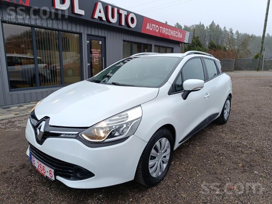 White Renault Clio 2015 in Valmiera, with an engine capacity of 1.50 L and mileage of 259 thousand km for 5550 €, photo 1 on AUTOMOTO.COM.LV