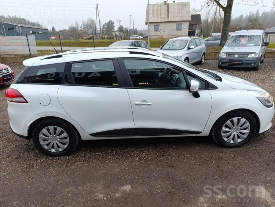 White Renault Clio 2015 in Valmiera, with an engine capacity of 1.50 L and mileage of 259 thousand km for 5550 €, photo 5 on AUTOMOTO.COM.LV