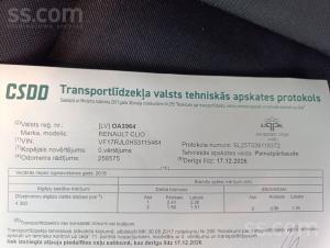 Белый Рено Клио 2015 в Валмиера, объемом двигателя 1.50 л и пробегом 259 тыс. км за 4990 €, фото 10 на AUTOMOTO.COM.LV