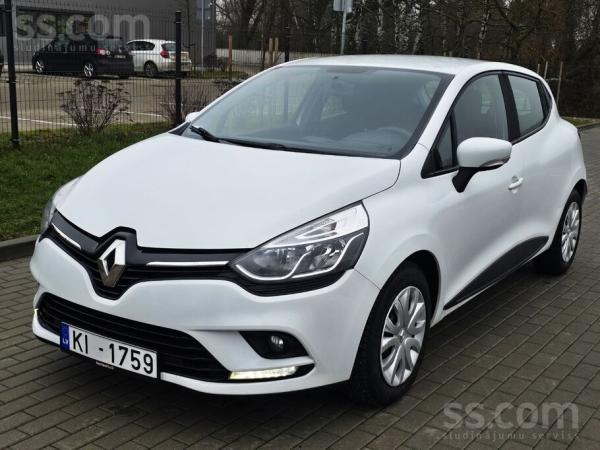 White Renault Clio 2019 in Riga, with an engine capacity of 1.50 L and mileage of 124 thousand km for 6770 €, photo 1 on AUTOMOTO.COM.LV