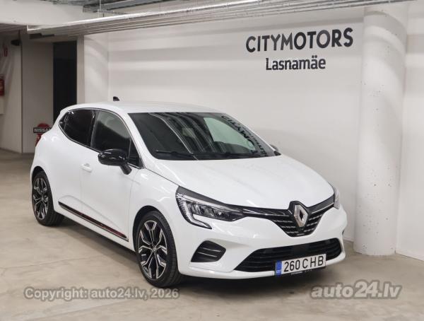White Renault Clio 2022 in Tallinn, with an engine capacity of 1.00 L and mileage of 42 thousand km for 12900 €, photo 4 on AUTOMOTO.COM.LV