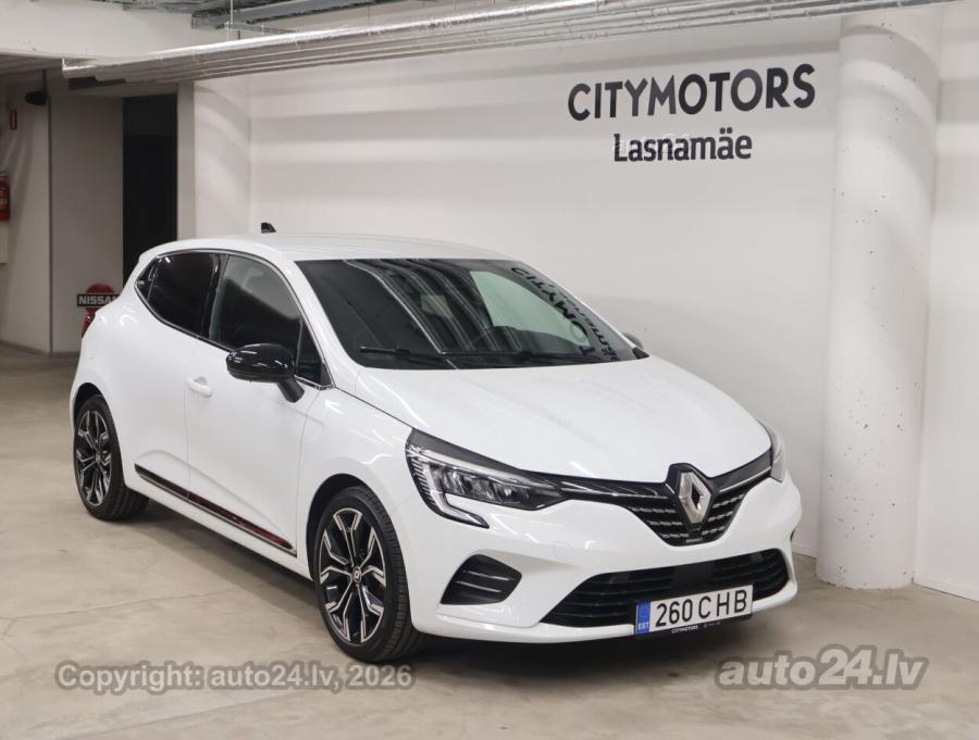 White Renault Clio 2022 in Tallinn, with an engine capacity of 1.00 L and mileage of 42 thousand km for 12900 €, photo 5 on AUTOMOTO.COM.LV