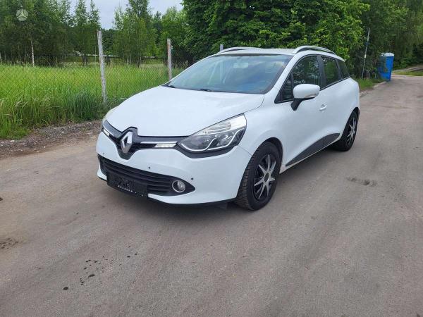 White Renault Clio 2014 in Kaunas, with an engine capacity of 1.46 L and mileage of 268 thousand km for 2950 €, photo 1 on AUTOMOTO.COM.LV