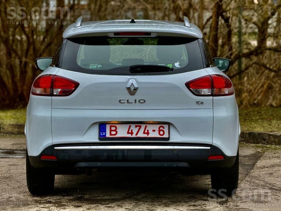 White Renault Clio 2016 in Riga, with an engine capacity of 1.20 L and mileage of 0 thousand km for 5279 €, photo 5 on AUTOMOTO.COM.LV