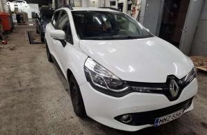 White Renault Clio 2016 in Utena, with an engine capacity of 0.90 L and mileage of 137 thousand km for 4950 €, photo 2 on AUTOMOTO.COM.LV