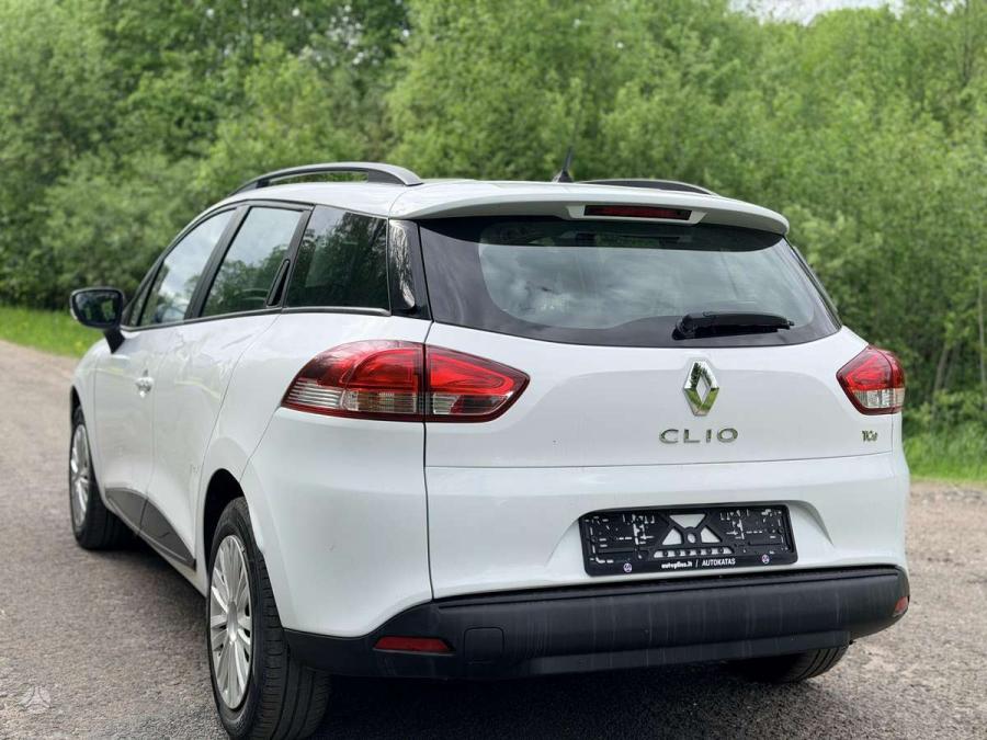 White Renault Clio 2016 in Utena, with an engine capacity of 0.90 L and mileage of 137 thousand km for 4200 €, photo 12 on AUTOMOTO.COM.LV