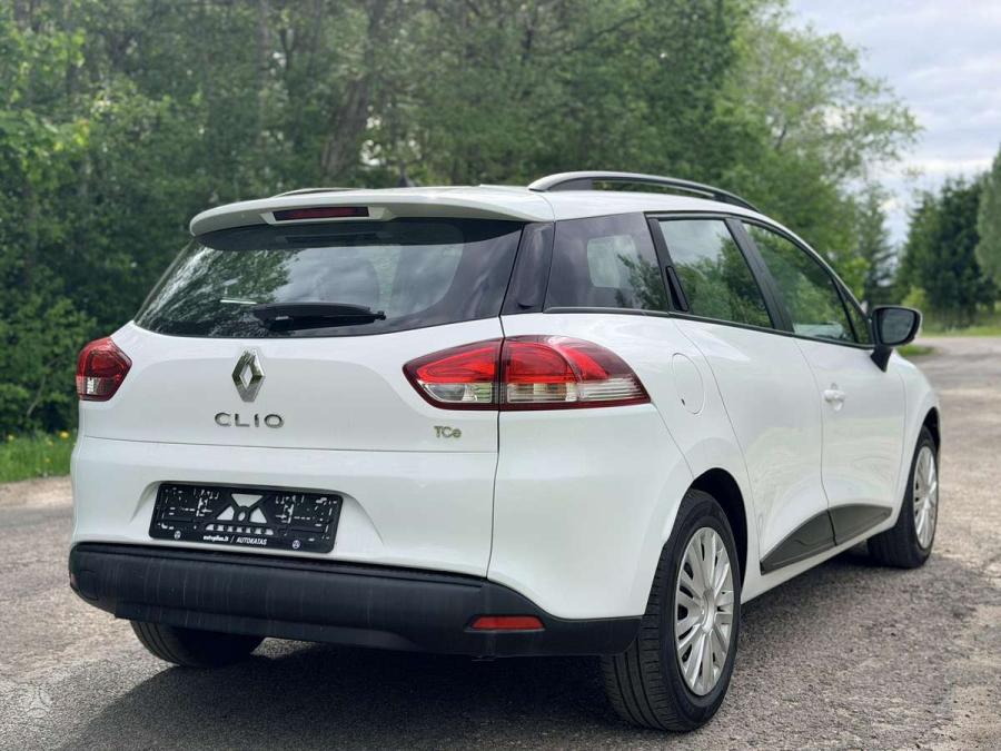 White Renault Clio 2016 in Utena, with an engine capacity of 0.90 L and mileage of 137 thousand km for 4200 €, photo 13 on AUTOMOTO.COM.LV