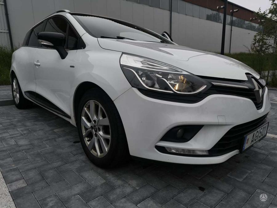 Balts Renault Clio 2019 Viļņa, ar dzinēja tilpumu 1.46 L un nobraukumu 378 tūkst. km par 4700 €, foto 1 vietnē AUTOMOTO.COM.LV