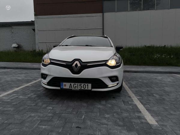 White Renault Clio 2019 in Vilnius, with an engine capacity of 1.46 L and mileage of 378 thousand km for 4700 €, photo 2 on AUTOMOTO.COM.LV