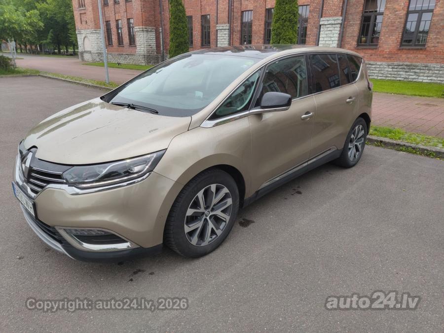 Beige Renault Espace 2015 in Tallinn, with an engine capacity of 1.60 L and mileage of 265 thousand km for 6800 €, photo 1 on AUTOMOTO.COM.LV